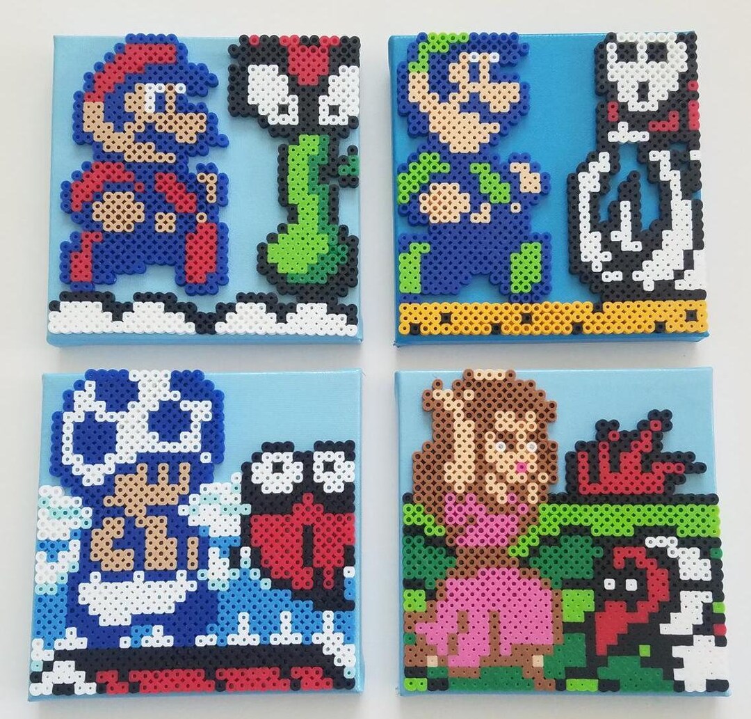 Super Mario 2 Montage Canvas'...buy Individually or as a Set - Etsy