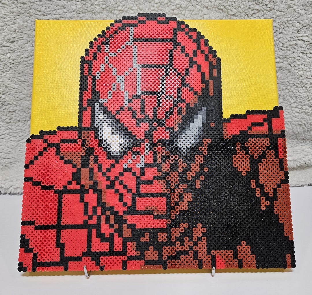 Spider-man Perler Bead Canvas - Etsy