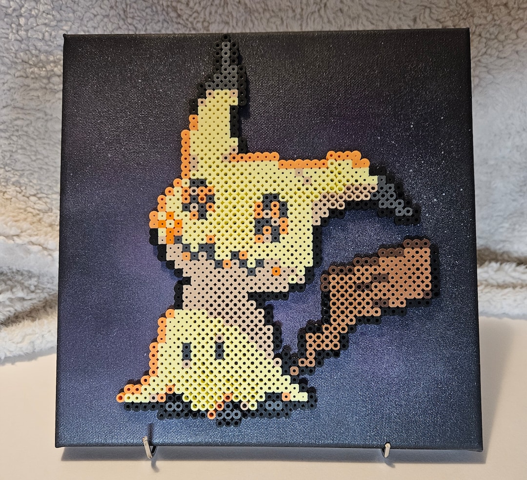 Mimikyu Perler Bead Canvas Etsy