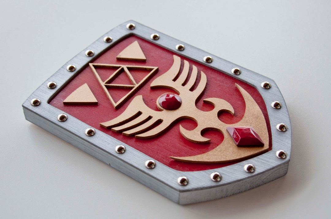 Upgraded Hero's Shield From Link to the Past .... Handmade From Pine ...