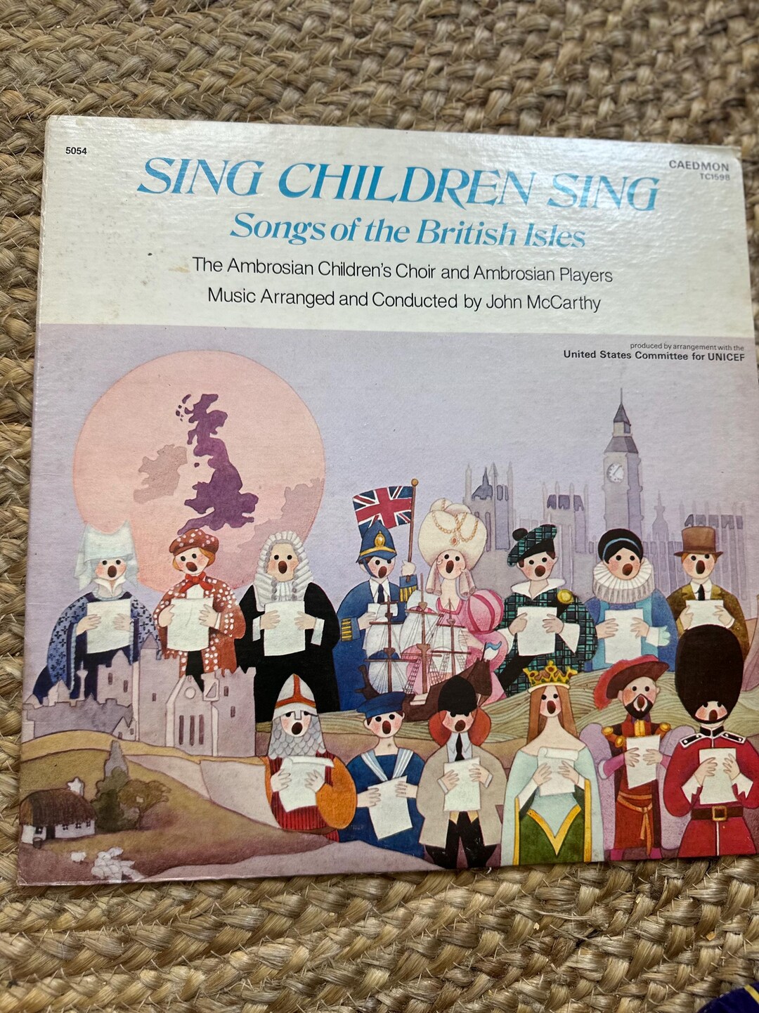 Sing Children Sing Songs of the British Isles Vintage Vinyl Record LP ...