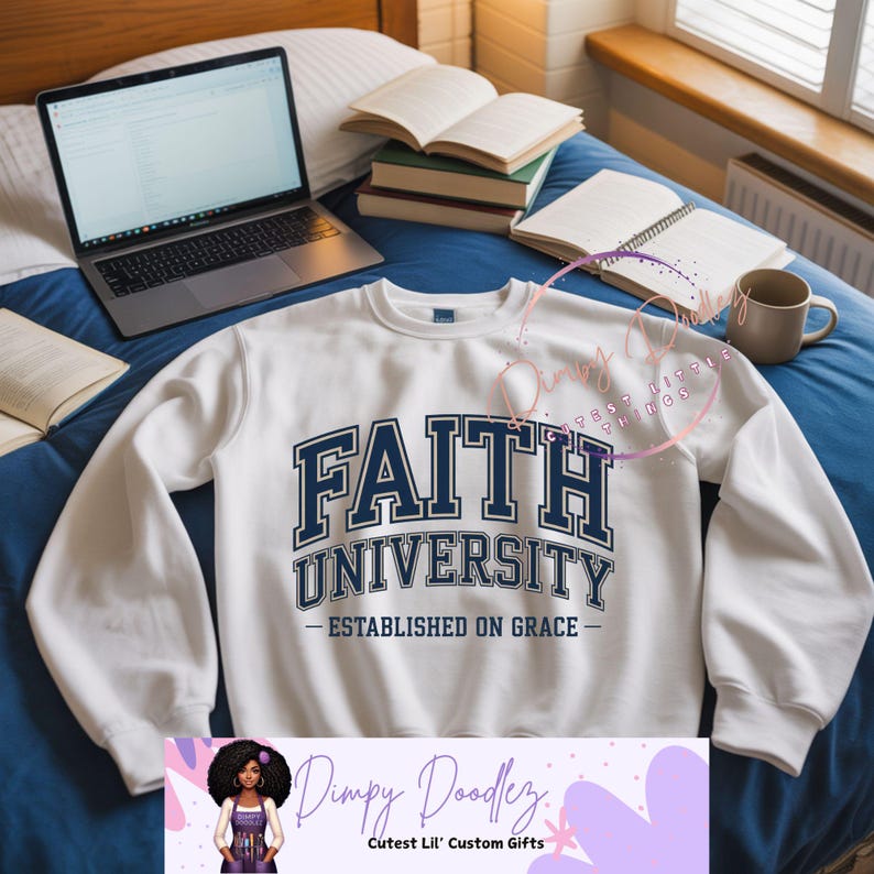 Faith University Varsity Design | Christian Graphic (PNG) - Etsy