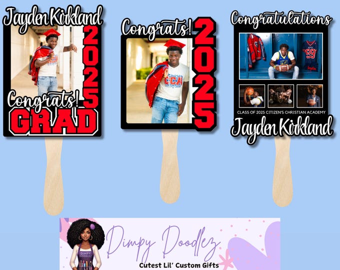 Custom Graduation Fans – Personalized Keepsakes for Graduation ...