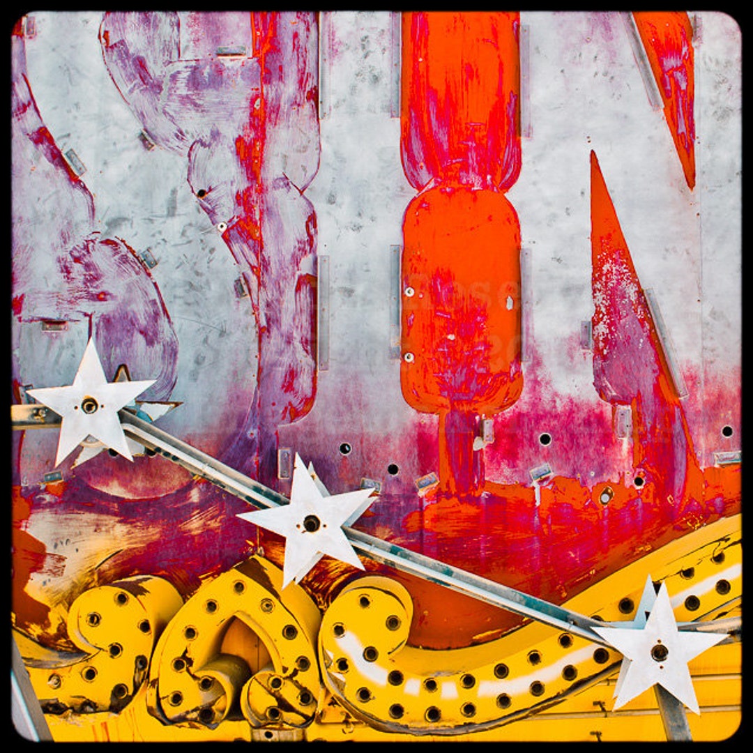 Tempting Las Vegas Art From the Iconic Neon Boneyard Signs. Sin and ...