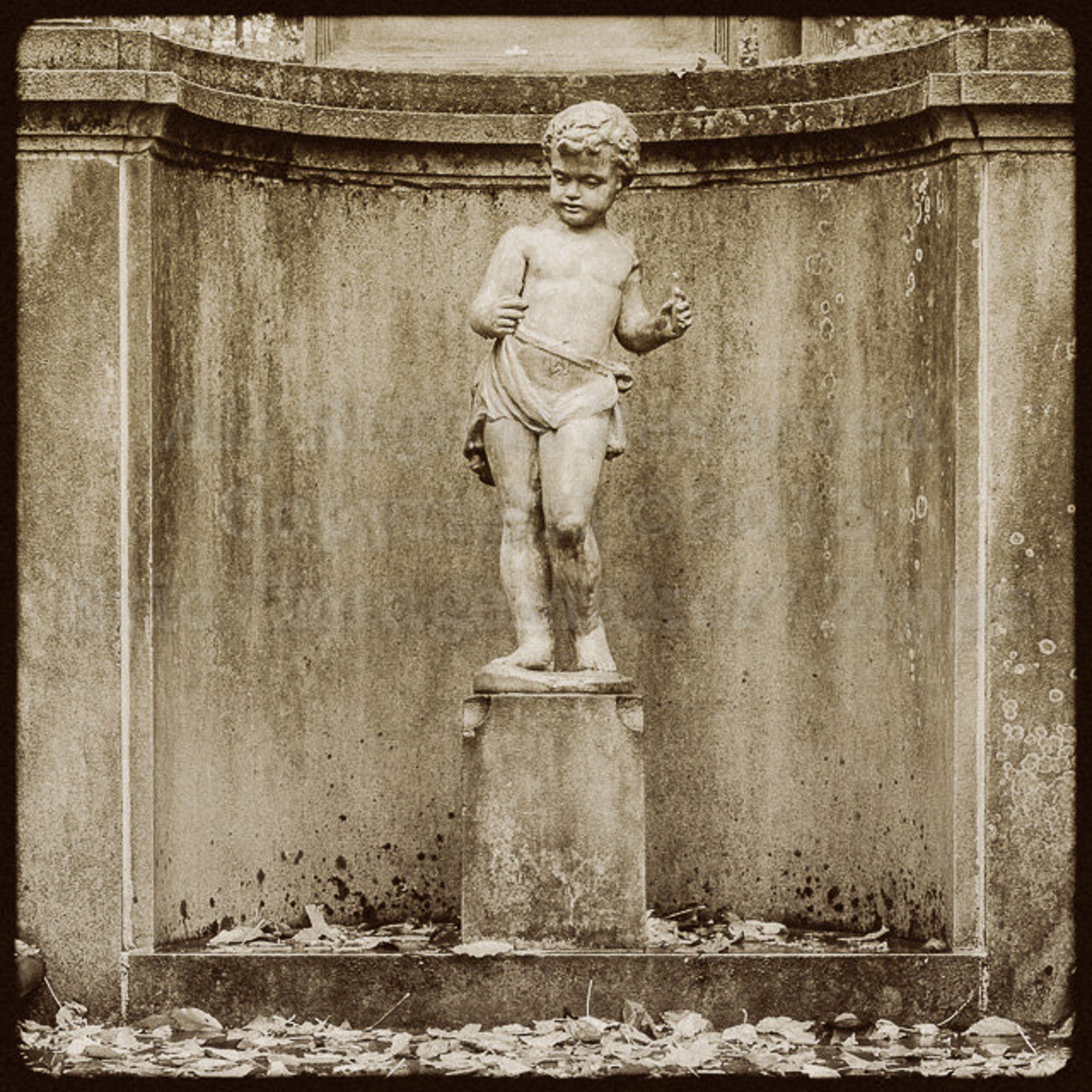 Stone Garden Cherub Statue Art, Statue Photography, Winterthur Estate ...