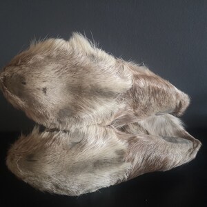 Vintage Laplander Saami Boots Reindeer Fur Boots Real Fur Boots ...