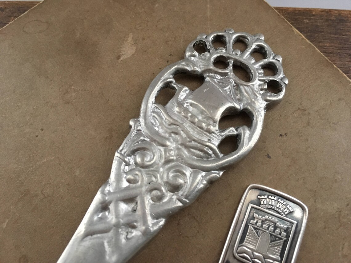 Norwegian Pewter Silver Spoon Norwegian Tin Spoon Norway | Etsy