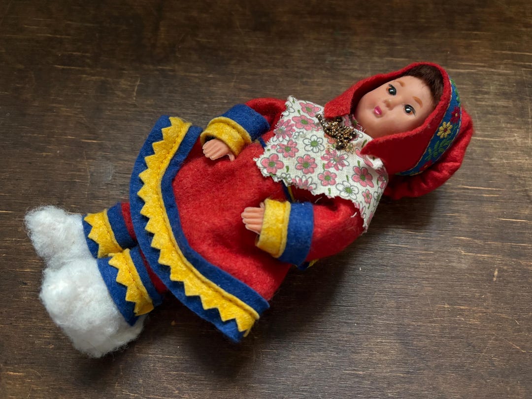Scandinavian Folk Doll Saami Doll Lappland Doll Collectible Folk Doll ...