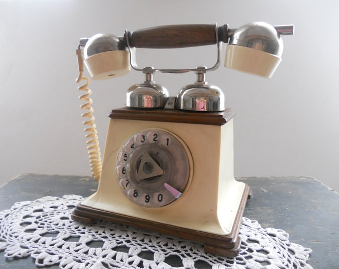 Rare Soviet Vintage Dial Rotary Telephone Retro TA-1173 Made in VEF ...