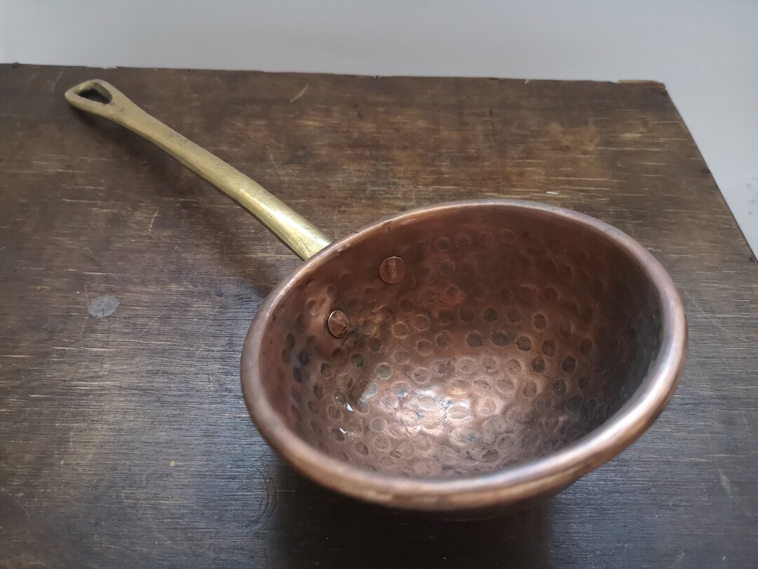 Vintage Copper Scoop With a Brass Handle Copper Ladle Shabby Kitchen ...