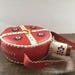 Swedish Folk Flask Hand Stitched Leather Glass Flask Leather Covered ...