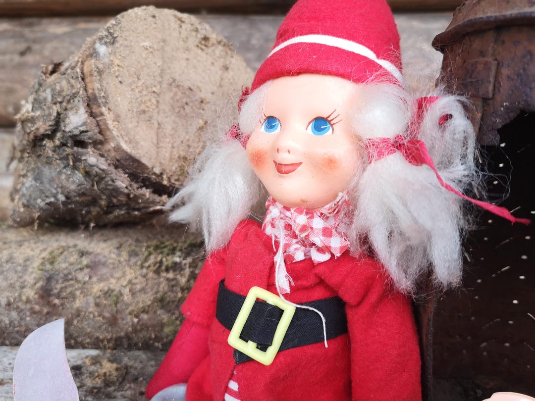 Swedish Christmas Gnome Girl Scandinavian Christmas Doll Pixie Gnome ...