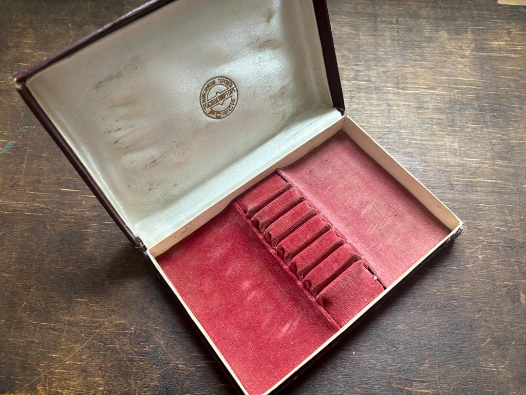 Soviet Vintage Empty Cutlery Box Cutlery Presentation Box for 6 Pieces ...