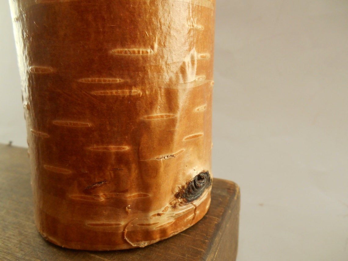 Vintage Swedish Birch Bark Container Small Wooden Container - Etsy