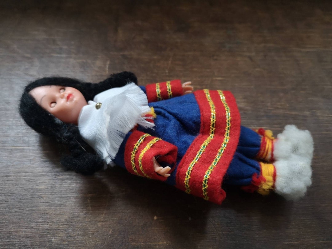Vintage Lappland Folk Doll Scandinavian Souvenir Doll Saami Folk Doll ...
