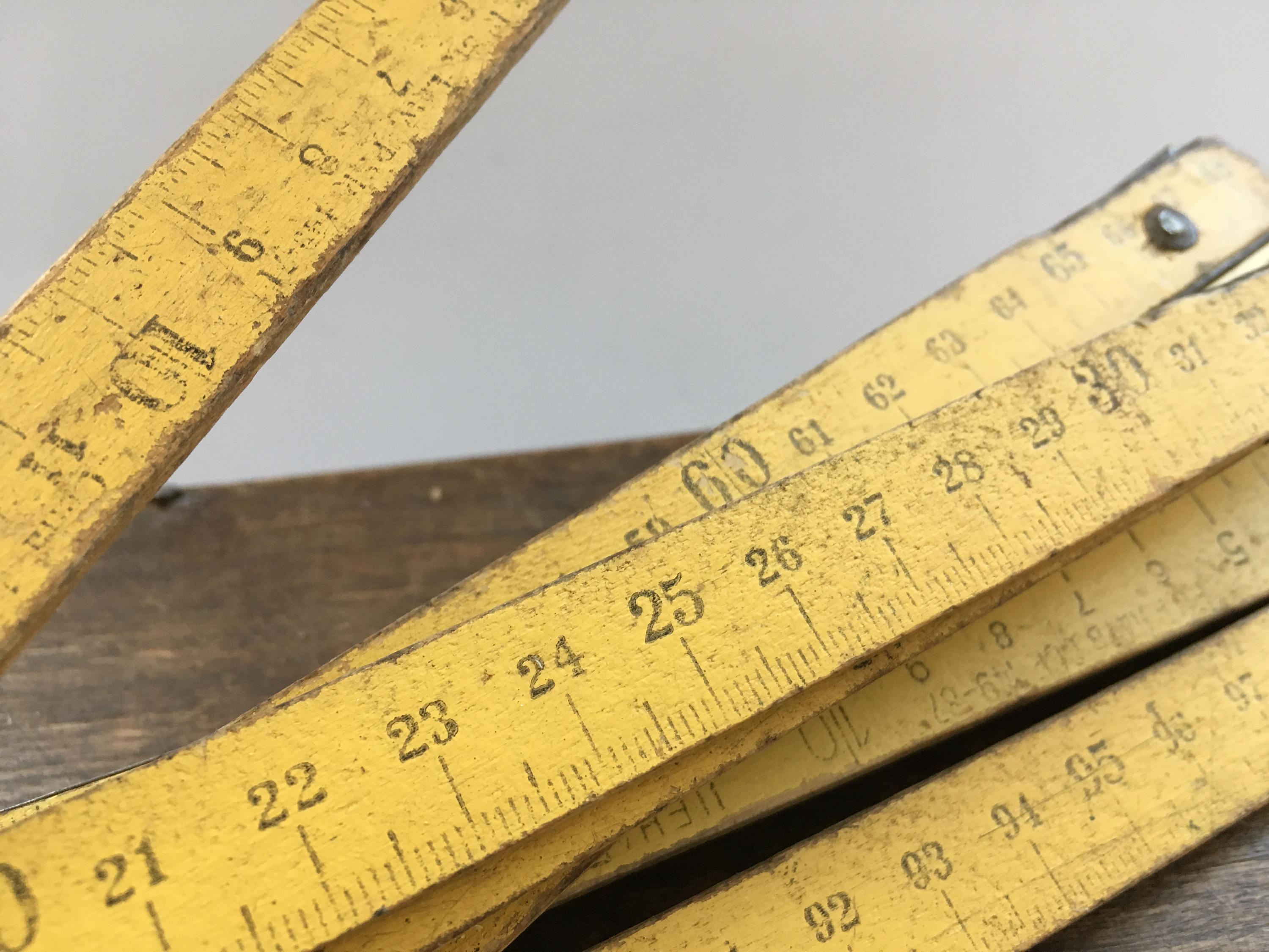 Soviet Vintage Wooden Folding Ruler Yellow Industrial Ruler - Etsy