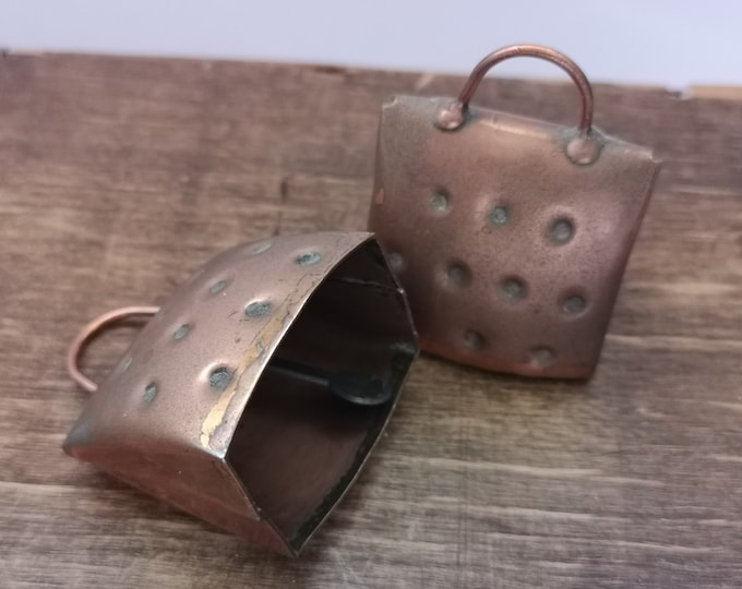 Antique Copper Cow Bell - Etsy