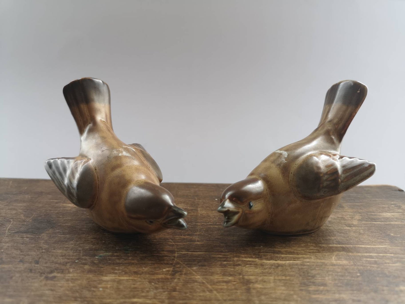 Vintage Ceramic Bird Ceramic Sparrow Figurine Small Sparrow - Etsy