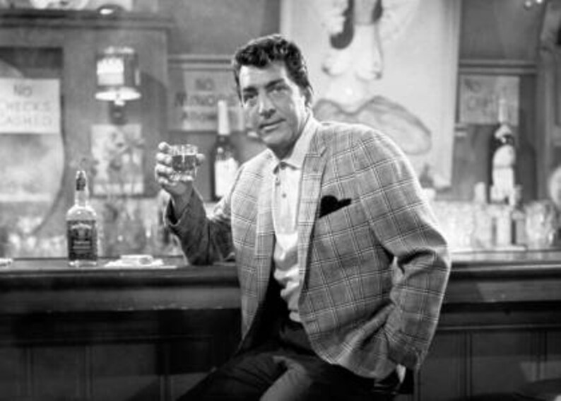 Dean Martin Candid Portrait King Of Cool Rat Pack Black Etsy