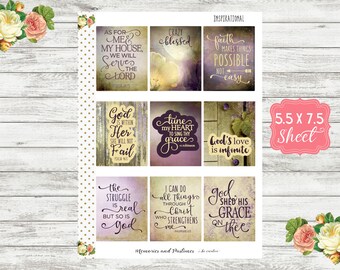 Bible verse stickers | Etsy