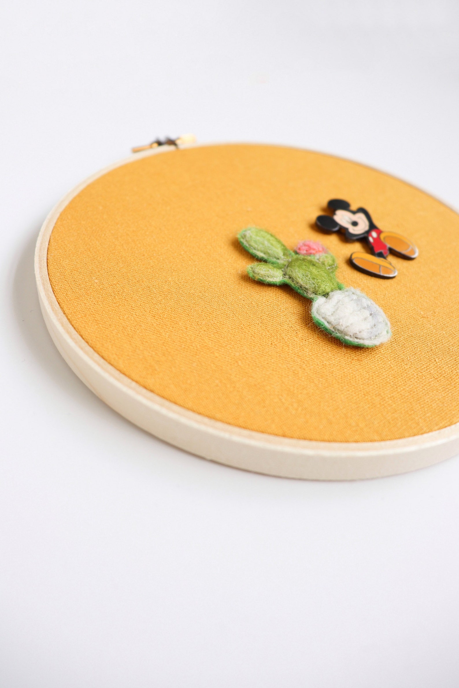 Mustard Yellow Pin Holder Enamel Pin Badge Display | Etsy