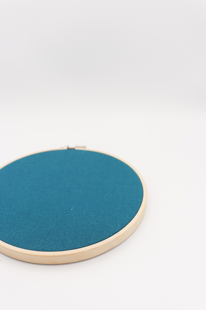 Teal Enamel Pin Display Blue Empty Embroidery Hoop - Etsy