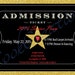 Hollywood/special Event/movie Ticket Theme Invitation - Etsy
