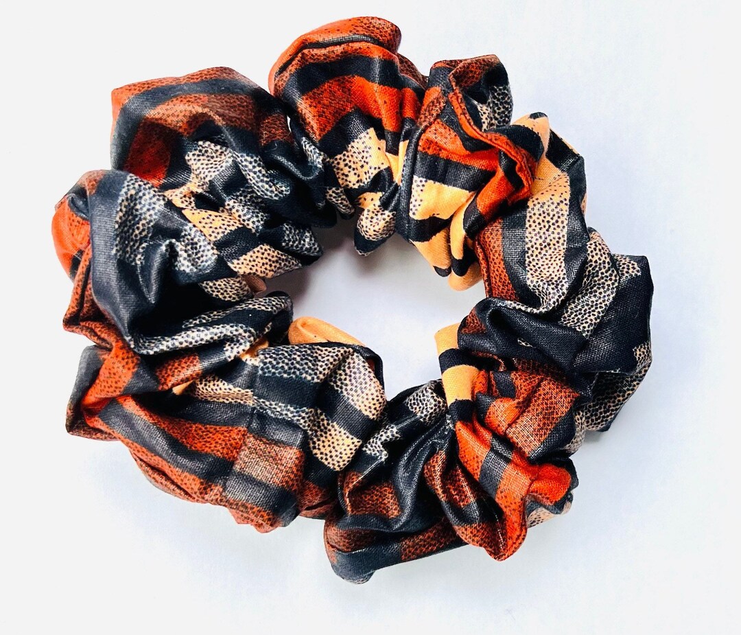 Ankara African Scrunchie Hair Tie - Elastic Hair Tie Jumbo Scrunchies ...