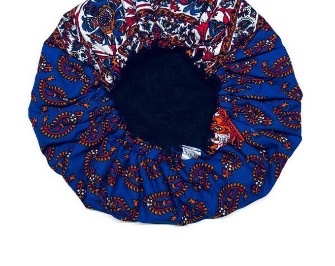 African Hair Treatment Bonnet for Natural Curly - Ankara Deep ...