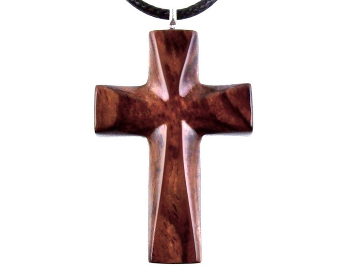 Handmade Wooden Cross Necklace Hand Carved Wood Cross - Etsy