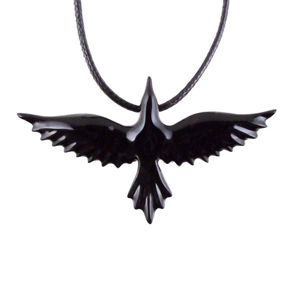Crow Necklace - Etsy