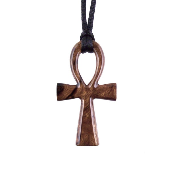 Wooden Ankh Men Necklace - Etsy
