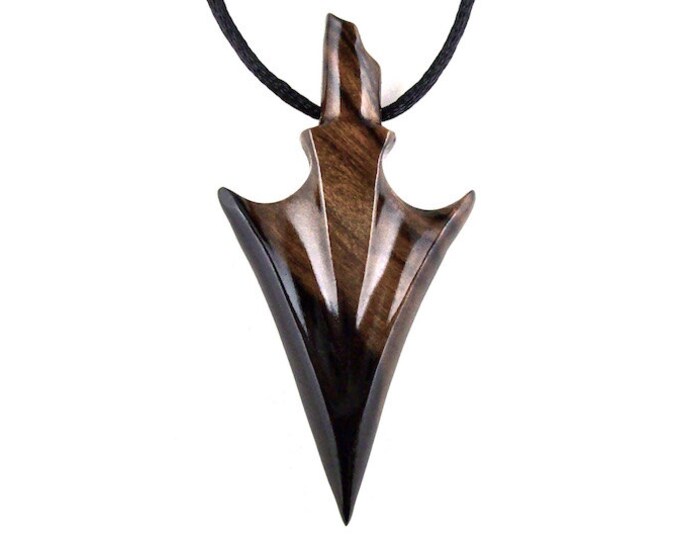 Arrowhead Necklace Arrowhead Pendant Mens Arrowhead - Etsy