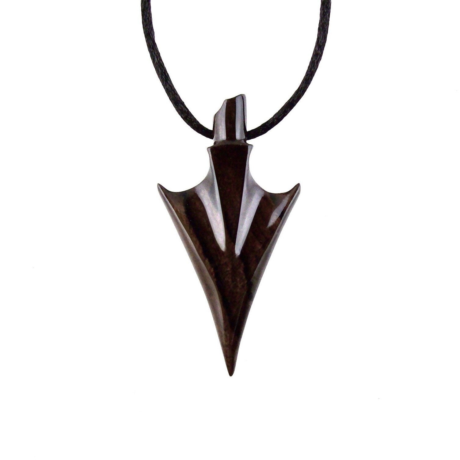 Carved Arrowhead Necklace