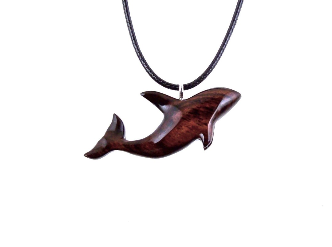 Orca Necklace Hand Carved Killer Whale Pendant for Men or - Etsy