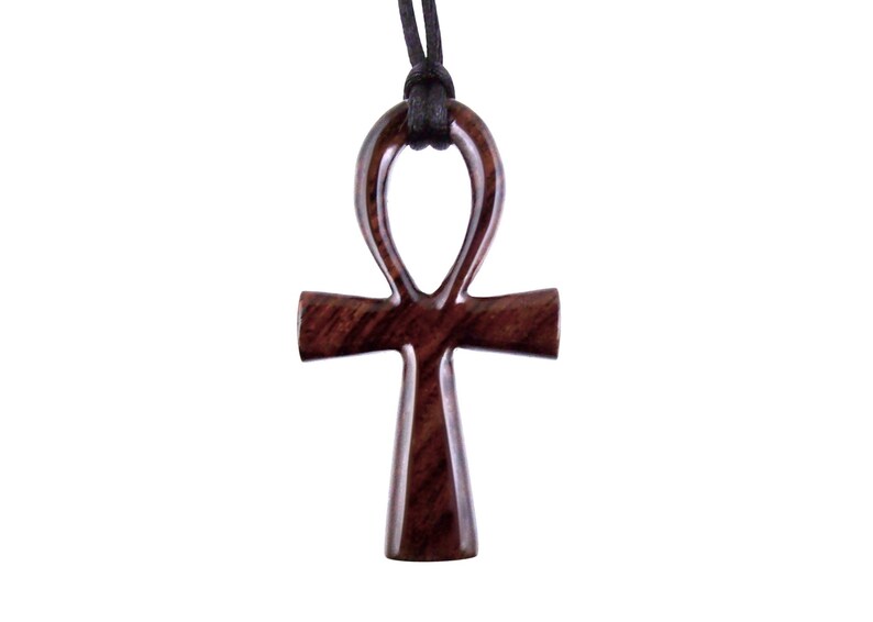Large Ankh Pendant Mens Wood Ankh Necklace Wooden Egyptian - Etsy