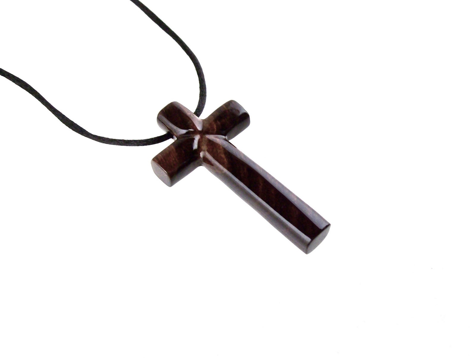 Large Wooden Cross Pendant Hand Carved Mens Wood Cross | Etsy