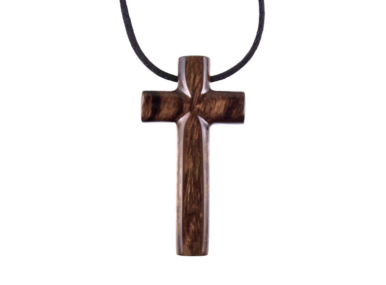 Large Wooden Cross Pendant Hand Carved Mens Wood Cross - Etsy