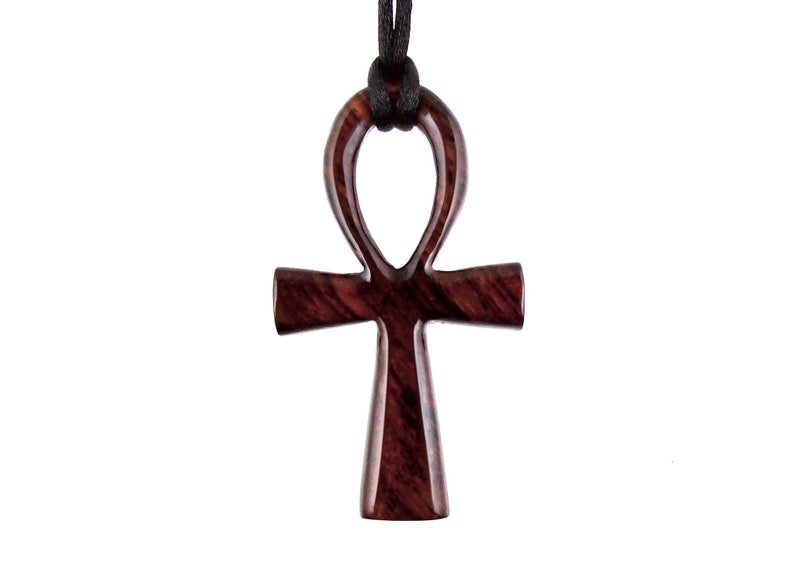 Large Ankh Pendant Mens Wood Ankh Necklace Wooden Egyptian - Etsy