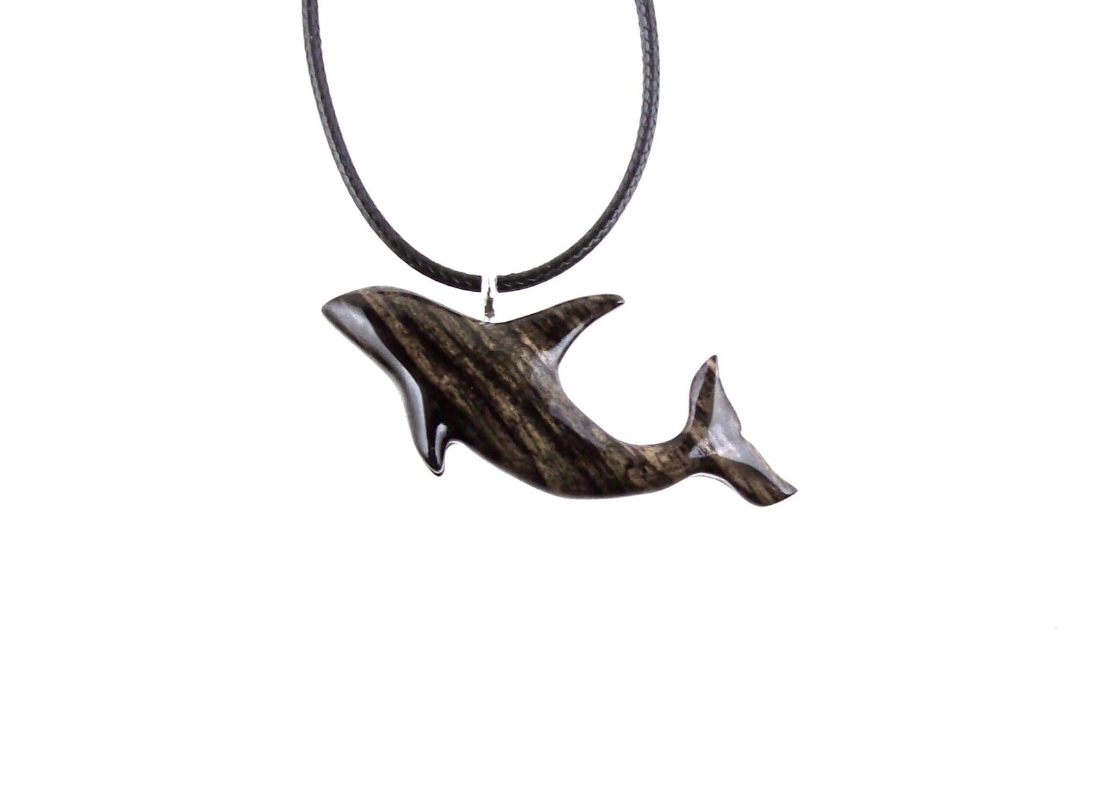 Hand Carved Orca Pendant Wooden Killer Whale Necklace for Men - Etsy