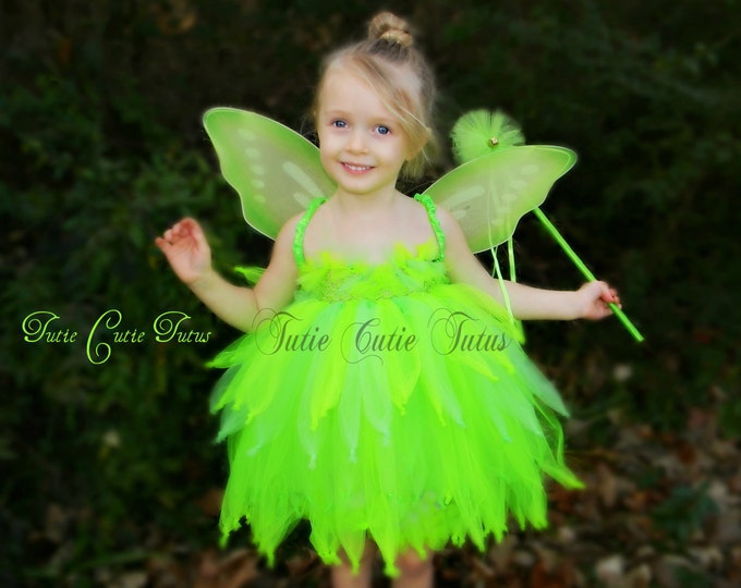 Tinkerbell Fairy Tutu Dress Costume - Etsy