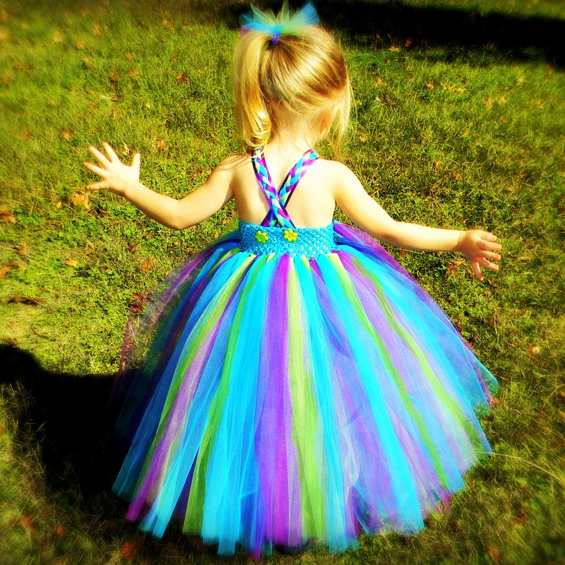 Peacock Tutu Dress - Etsy