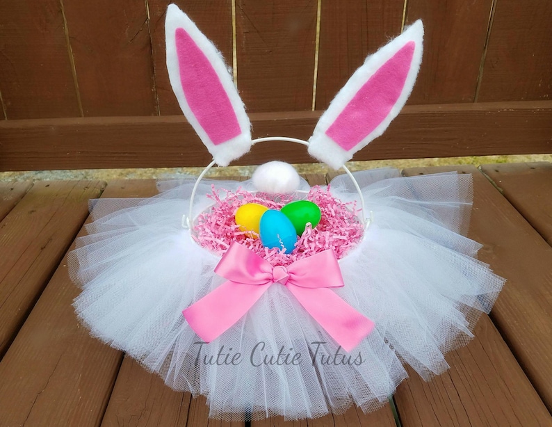 Bunny Easter Basket Tutu - Etsy