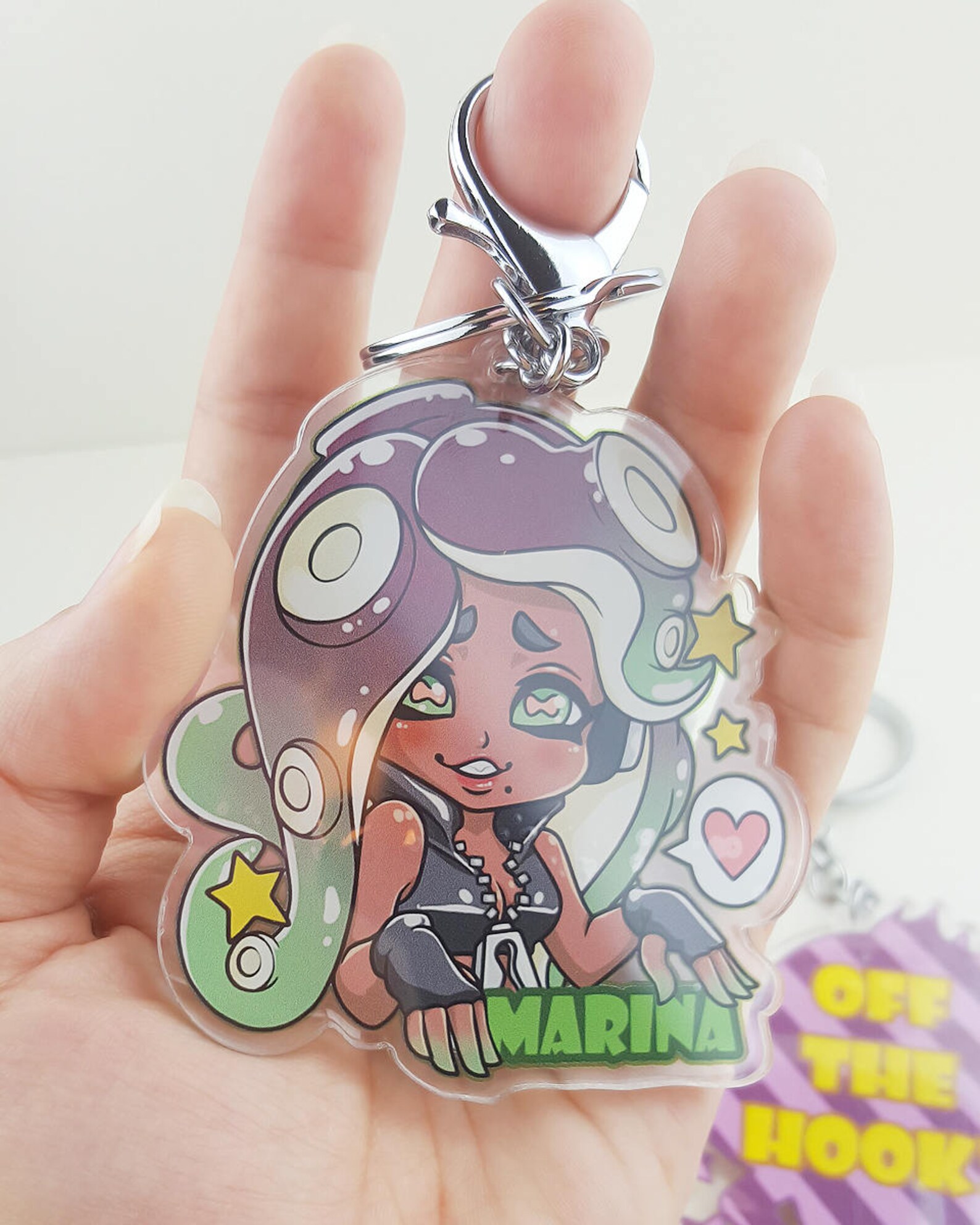 Splatoon 2 Marina or Pearl 3 Keychains - Etsy