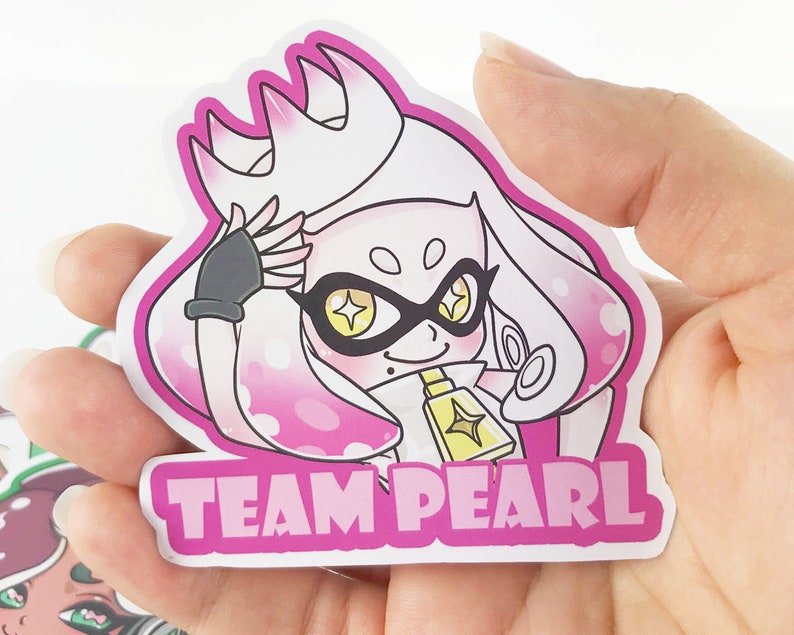 Splatoon 2 Team Marina or Team Pearl 3 Stickers - Etsy