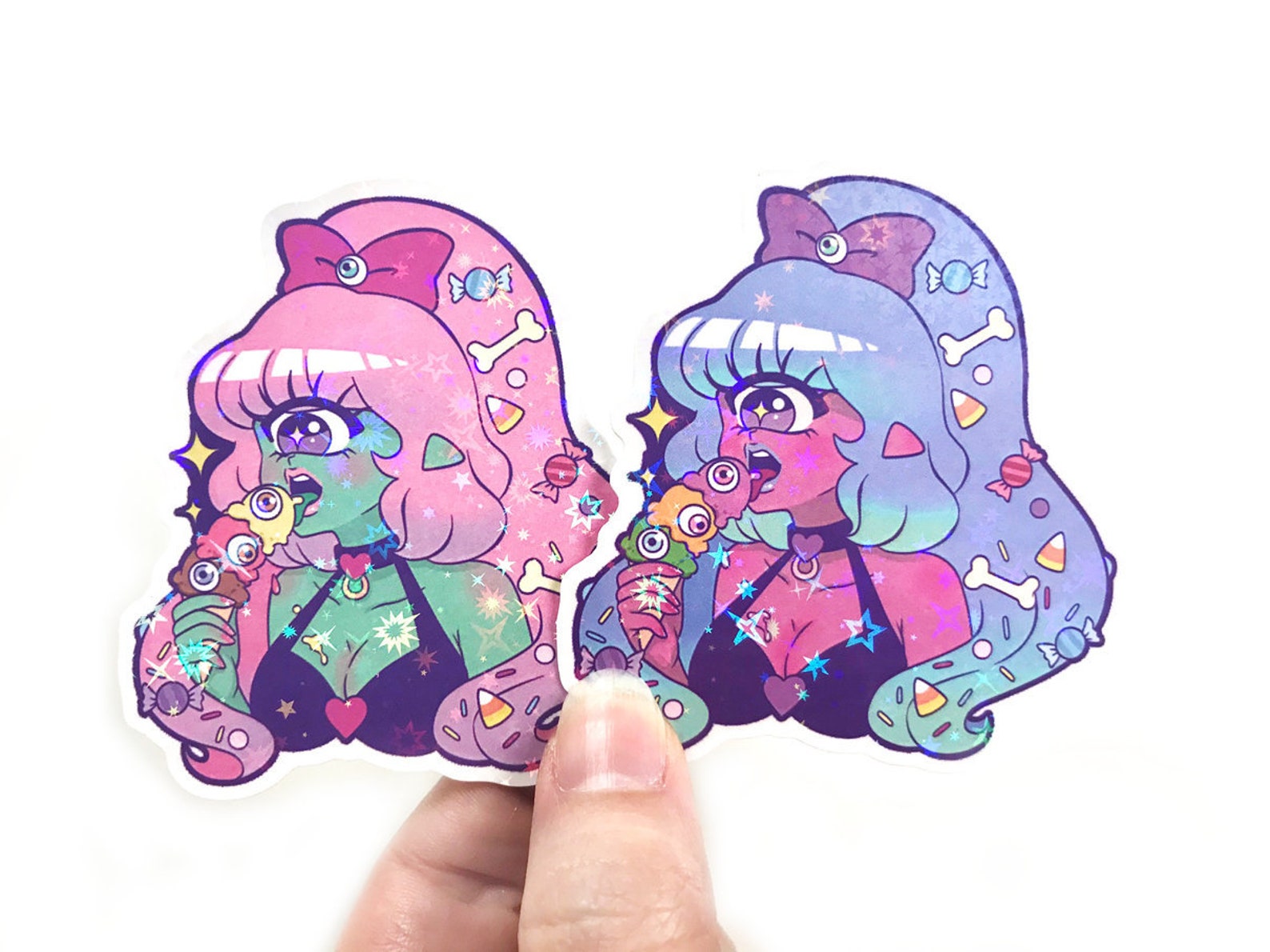 3 Scoops Cyclops Holo Stickers! - Etsy