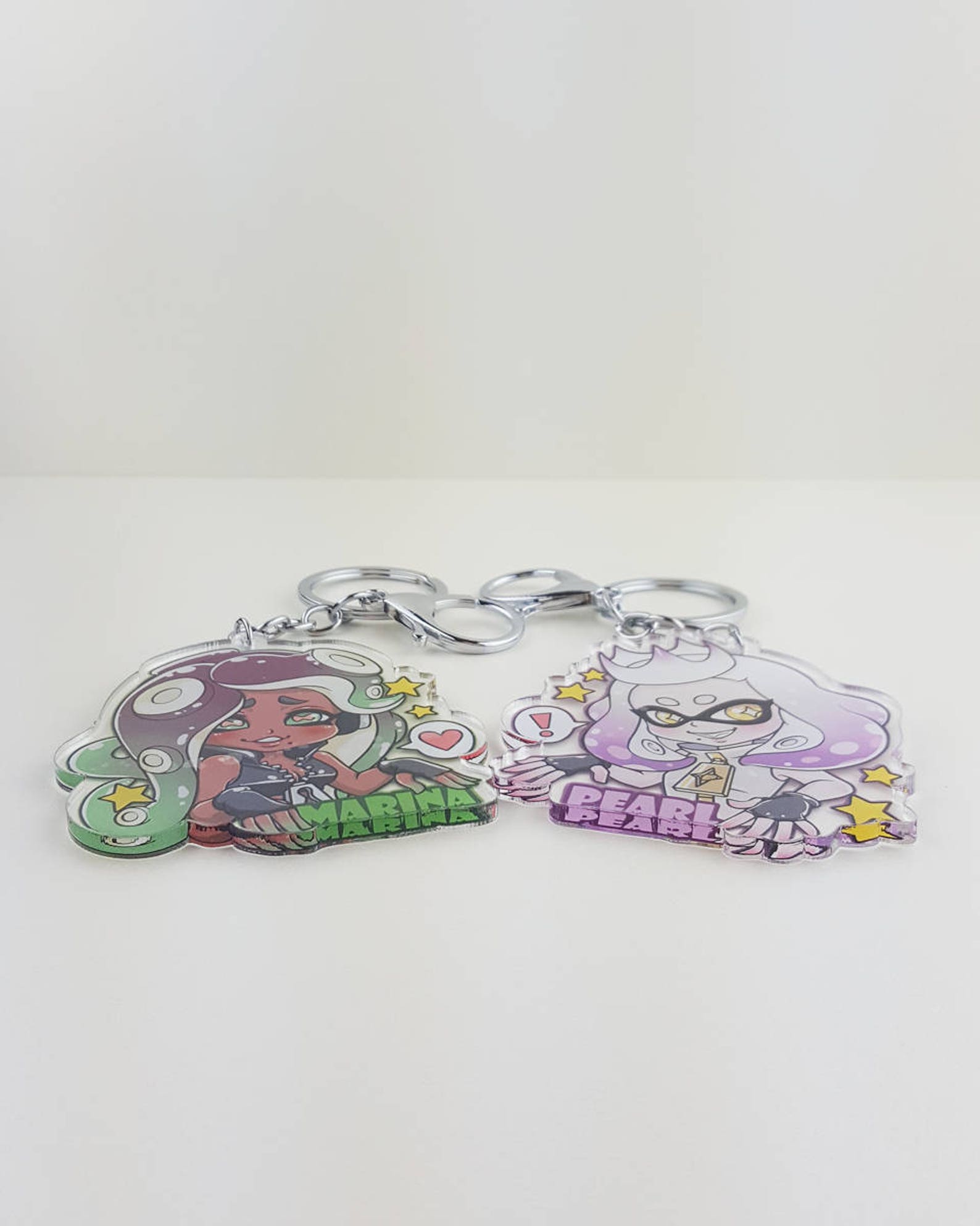 Splatoon 2 Marina or Pearl 3 Keychains - Etsy