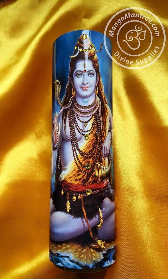 Powerful Shiva Mantra Meditation Candle | Etsy