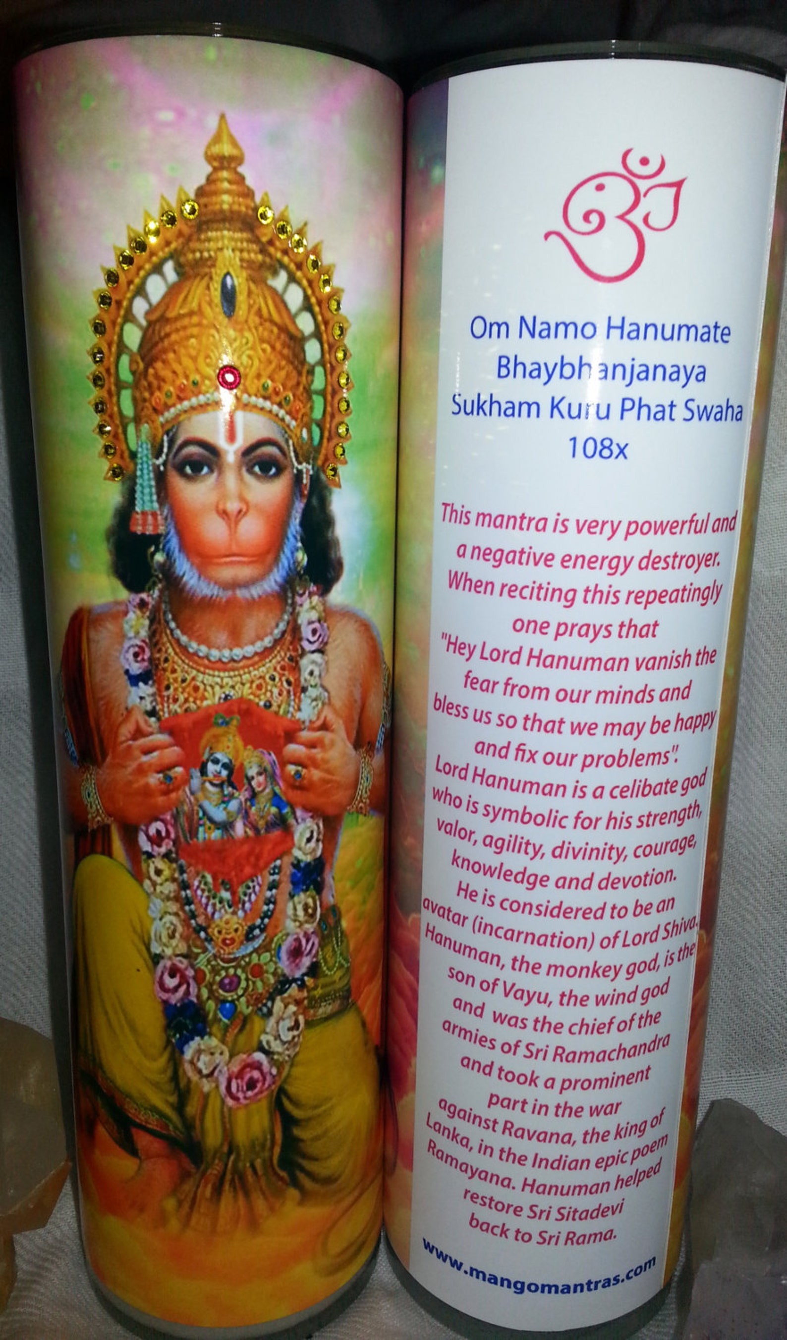 Powerful Hanuman Healing Protection Mantra Meditation Candle - Etsy