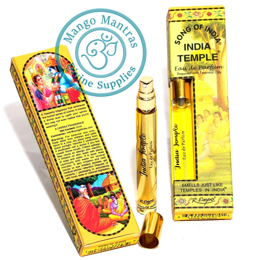 Divine India Temple Spray Perfume 12 Ml - Song of India - Etsy